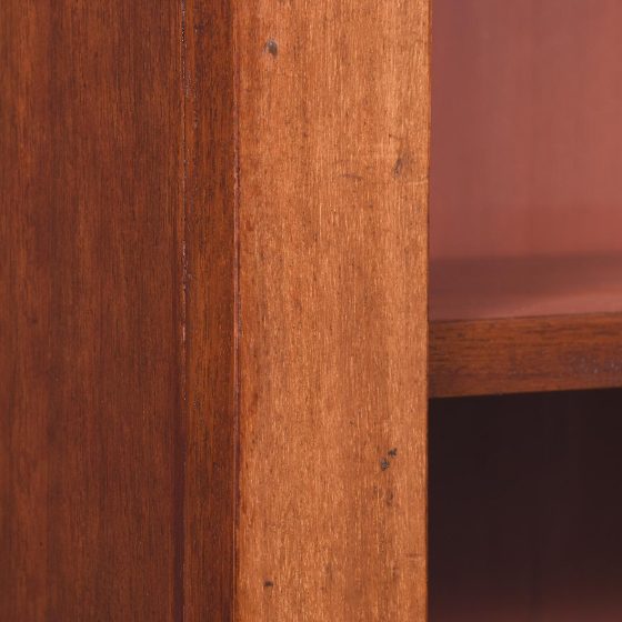 Early Victorian Mahogany Tall Two-Section Open Bookcase - Georgian Antiques Early Victorian Mahogany Tall Two-Section Open Bookcase - Georgian Antiques